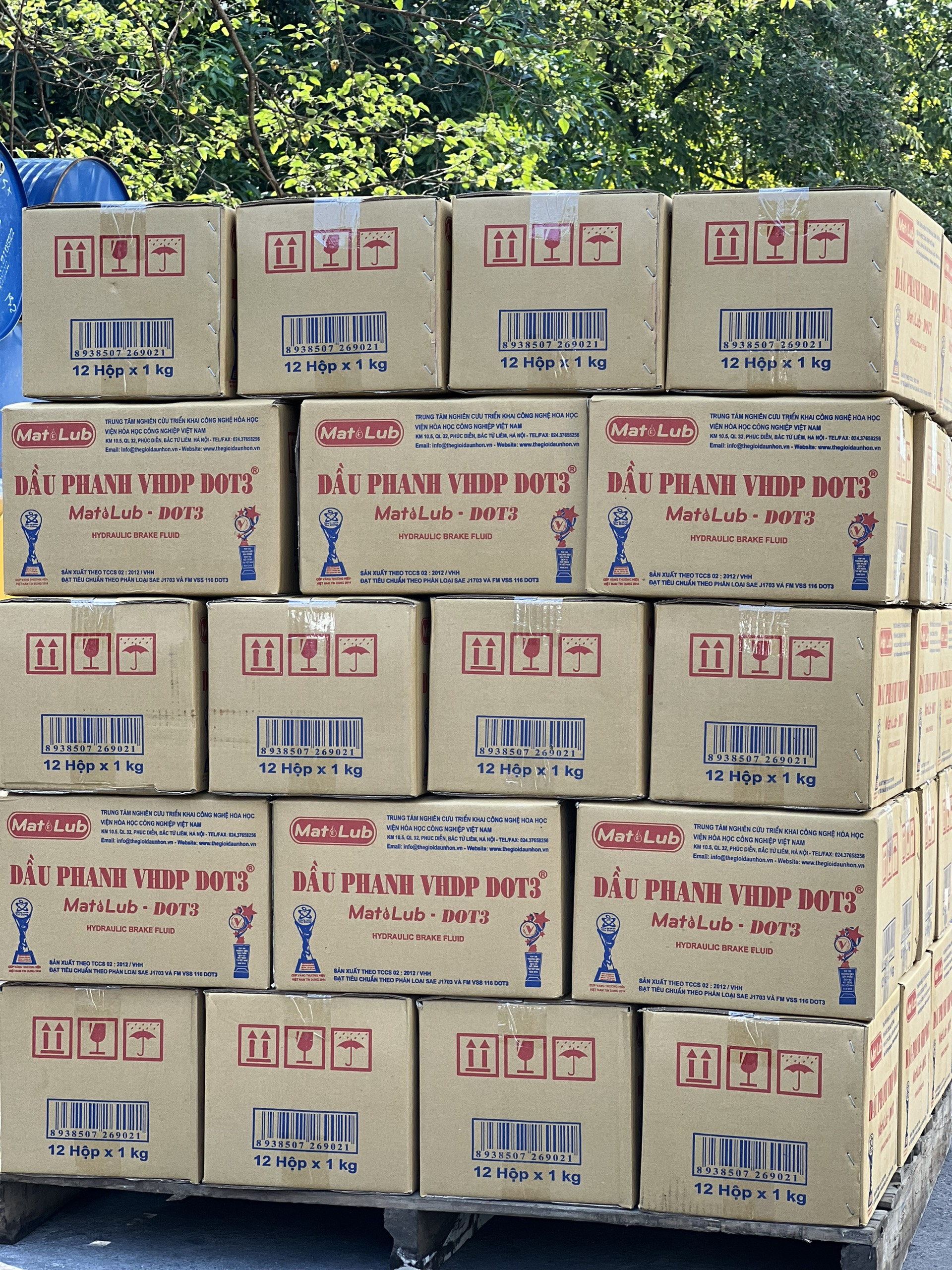 Dầu Phanh VHDP DOT3 – Trung tâm Nghiên cứu Triển khai Công nghệ Hóa học